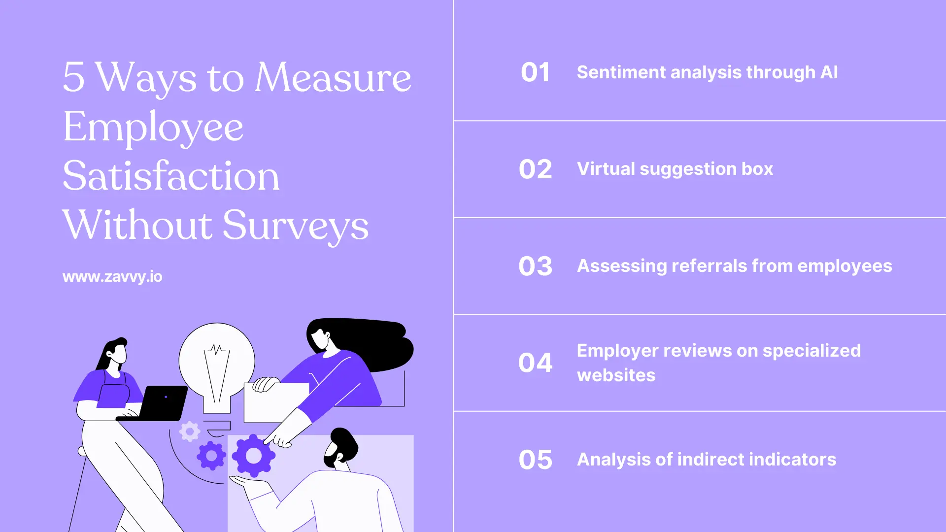 How to Measure Employee Satisfaction: Choosing the Best Method for Your Organization | Zavvy